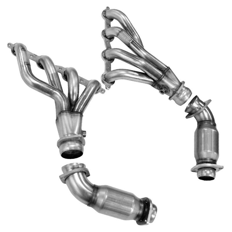 Kooks Headers 6712-SHORTY-GREEN Shorty Header W/catted Connection Pipes ...
