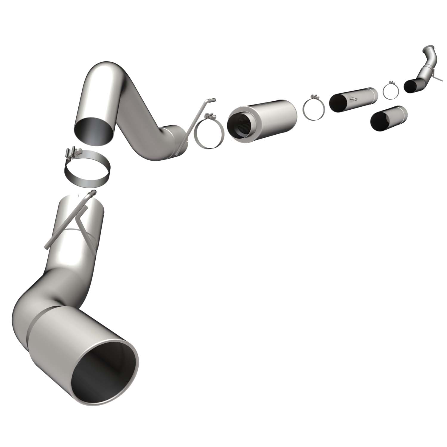Magnaflow 15989 XL Performance 5 in. Turbo-Back | THMotorsports