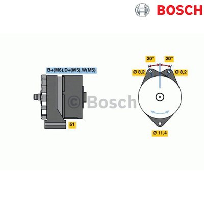Bosch 9120080114 Alternators | THMotorsports