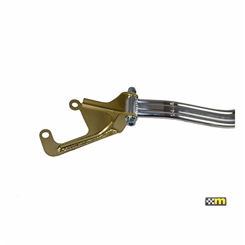 Ford Racing 7064-FSB-AA Strut Tower Brace; Gold Powdercoat Steel End ...