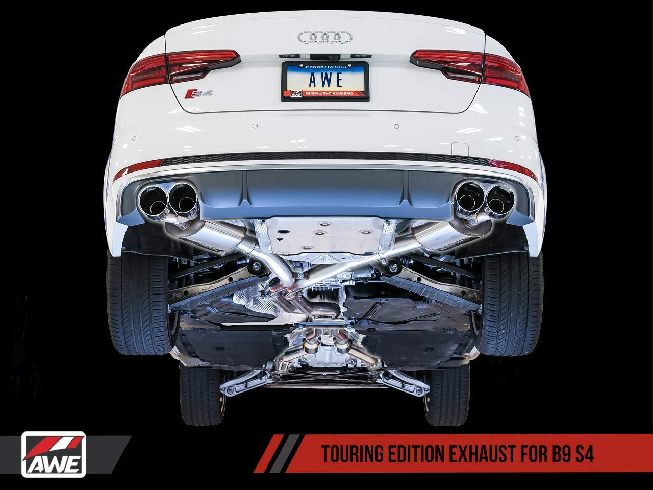 AWE Tuning 3010-42056 Awe Touring Edition Exhaust Non-Resonated (silver ...