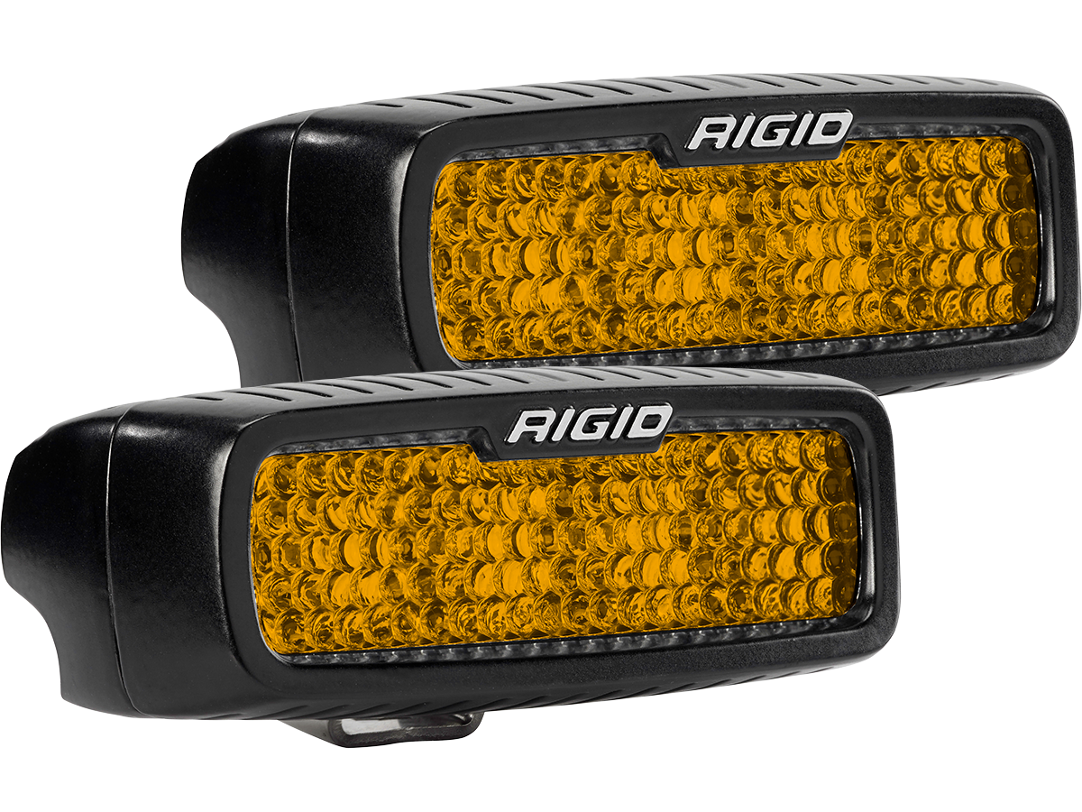 RIGID Industries 90161 Rigid Sr-Q Rear Facing Light, High/low, Amber ...