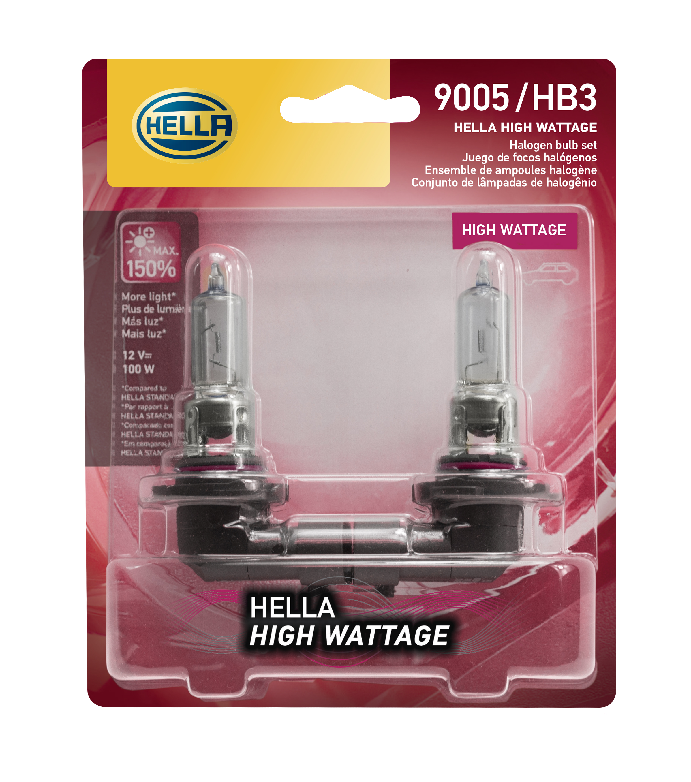 Hella 9005 100WTB Bulb 9005/hb3 12v 100w P20d T4 (2) | THMotorsports
