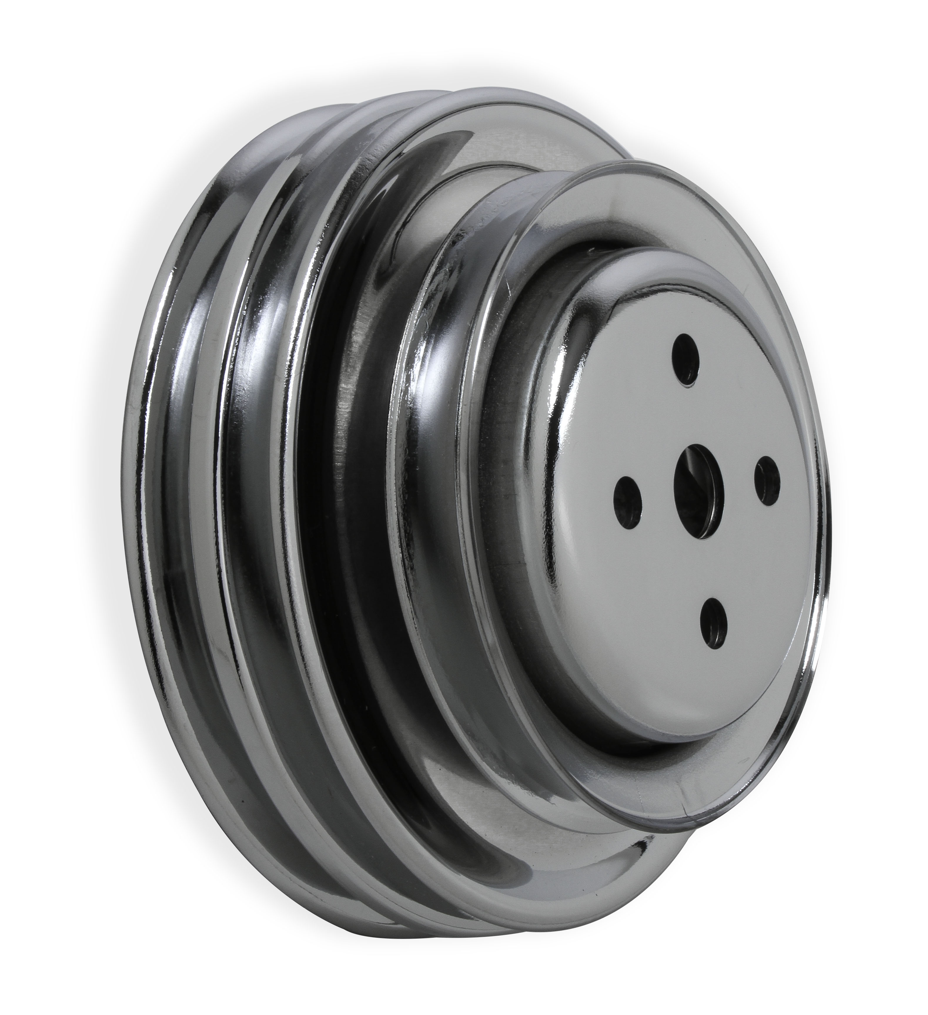Mr. Gasket 8829 Chrome Water Pump Pulley - Triple Groove | THMotorsports